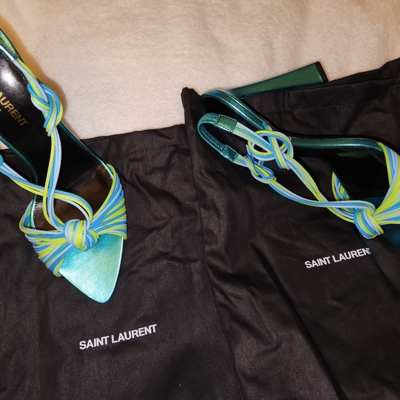 Yves Saint Laurent | Shoes | Ysl Saint Laurent Gippy 2mm Knotdetail ...